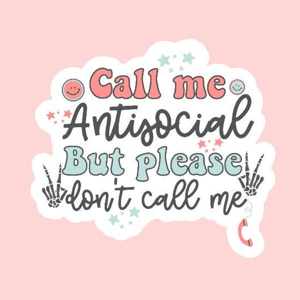Call Me Sticker - Etsy