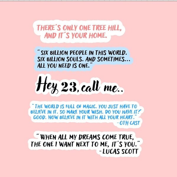 One Tree Hill Quote - Etsy