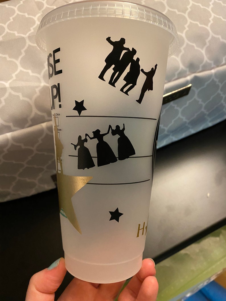 Hamilton Starbucks Cup Broadway Musical Cup Disney Cup - Etsy