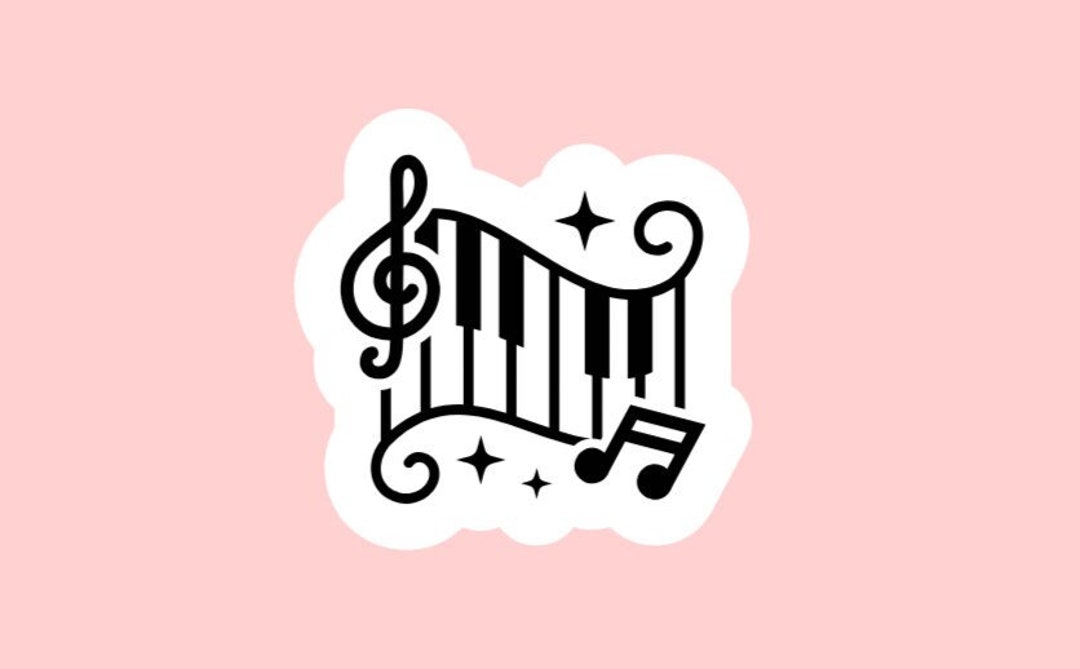 Music Sticker ~ Waterproof ~ Laptop ~ Water Bottle ~ Decal ~ Gift Ideas ...