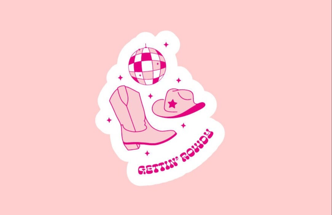 Gettin Rowdy Sticker ~ Waterproof ~ Laptop ~ Water Bottle ~ Decal ...