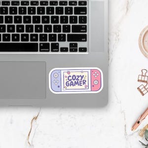 Cozy Gamer Sticker ~ Waterproof ~ Console ~ Gamer Girlie ~ Laptop ...