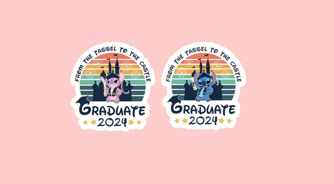 Graduation 2024 Sticker Waterproof Senior Graduate Tassel to the Castle ...