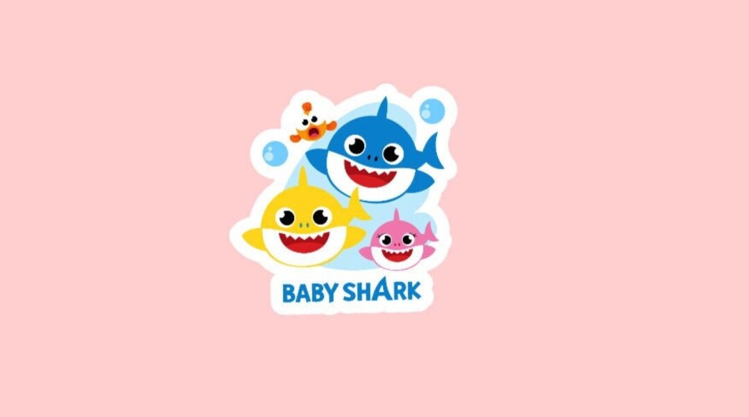 Baby Shark Sticker Waterproof Kids Birthday Favors - Etsy