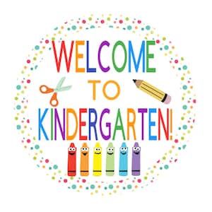 PRINTABLE Welcome to Kindergarten Tags, Back to School Gift Tags, From ...