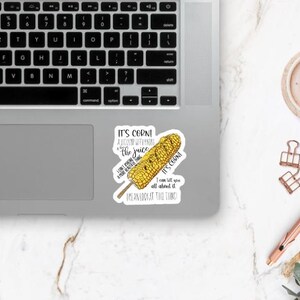 It's Corn Sticker ~ It Has the Juice ~ Waterproof ~ Funny ~ Tik Tok ...