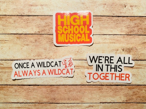 High School Musical Stickers/disney/disney Channel/waterproof | Etsy