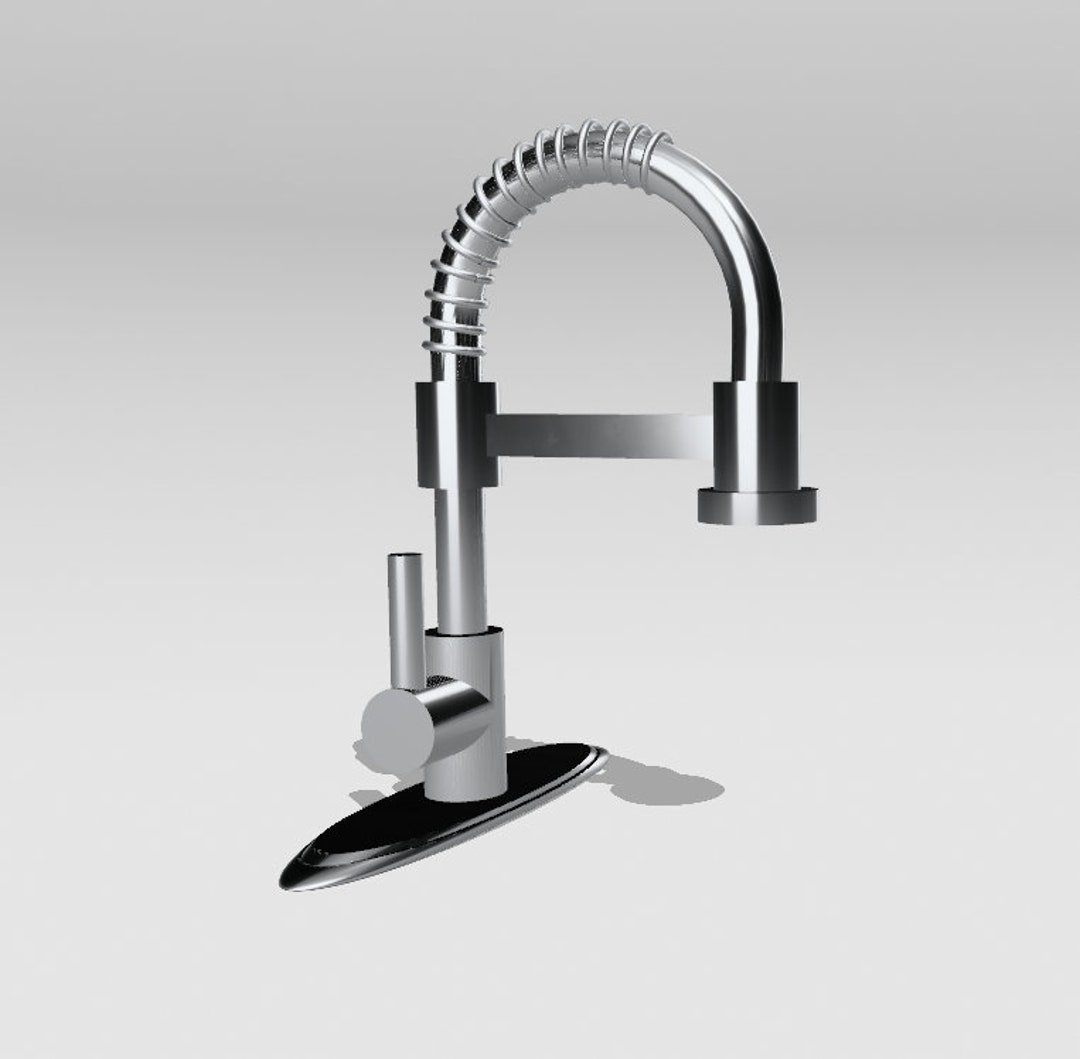 Dollhouse Miniature Kitchen Faucet | 1:12 Scale | 3D Printed Modern ...