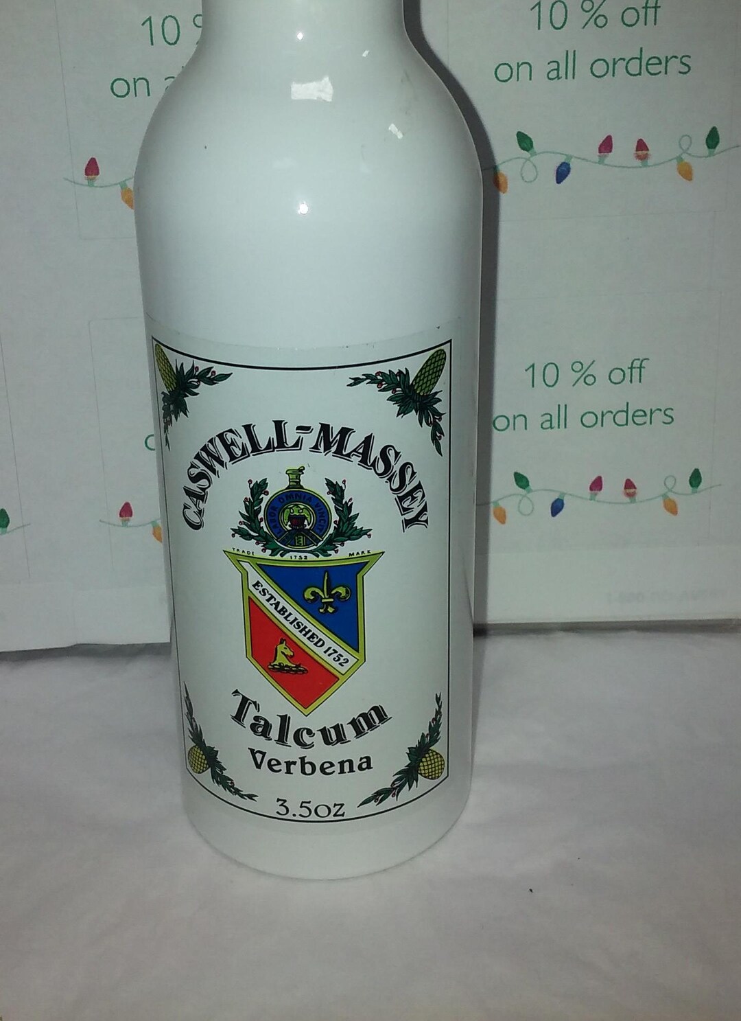 Caswell Massey Verbena Talc Body Powder 3.5 Oz New Sealed - Etsy