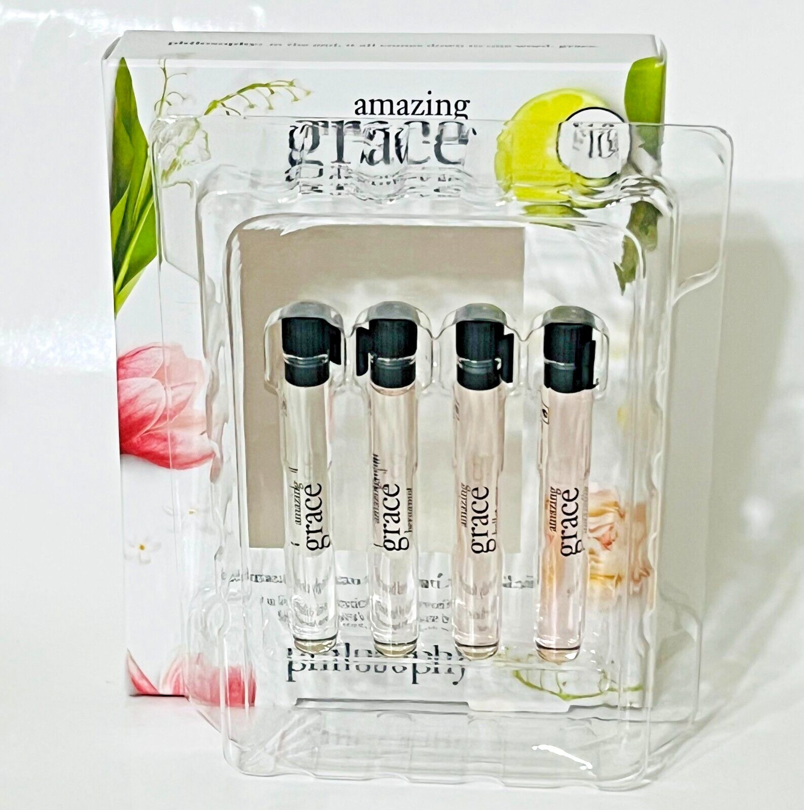 Amazing Grace Vials Samples Grace, Bergamot, Ballet Rose, Magnolia Set ...