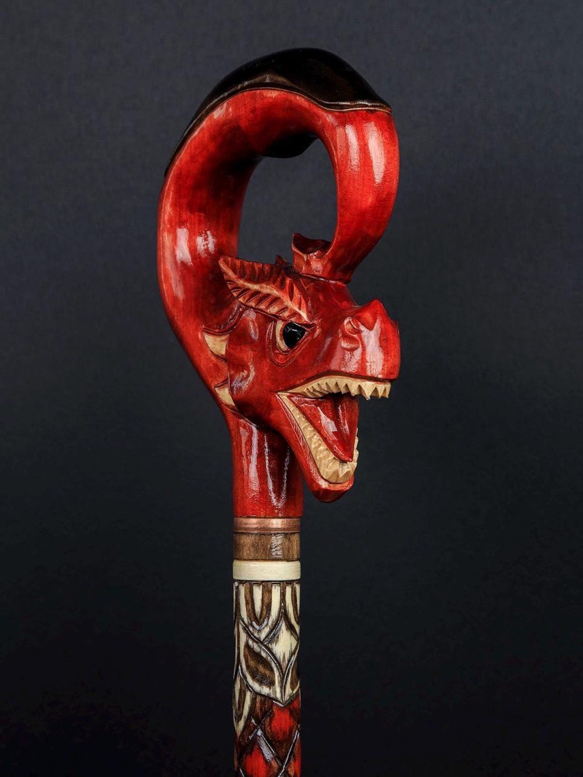 Artisan Intricate Handcarved Wood Cane Walking Cane Beautiful Canes - Etsy