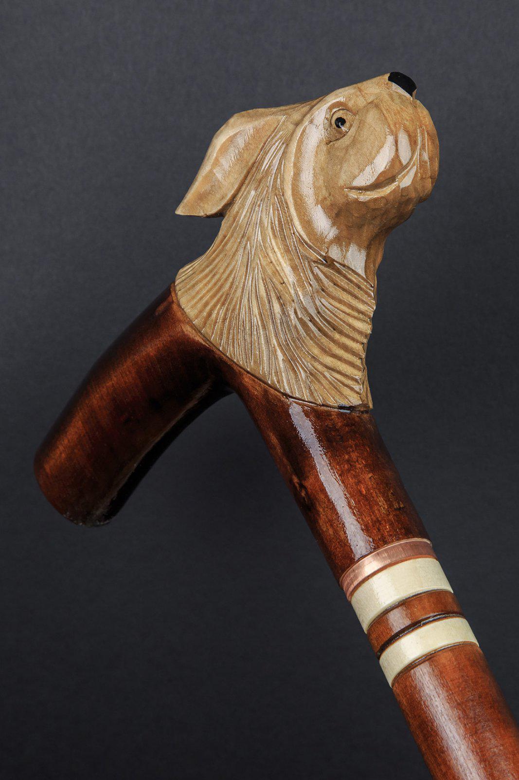 Victorian Rabbit Walking Cane, Wooden Rabbit Head Walking Stick ...