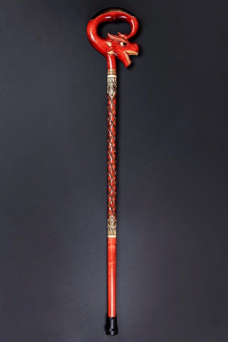 Handcarved Wooden Walking Cane for Women and Men Beautiful Canes - Etsy