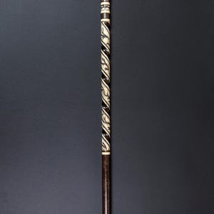 Gothic Fantasy Forest Walking Cane Hand-carved Wooden Walking Stick ...