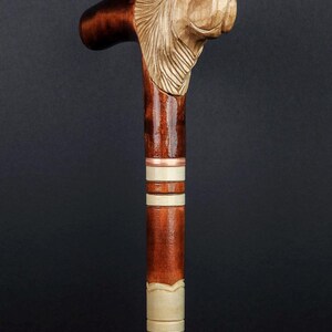 Victorian Rabbit Walking Cane, Wooden Rabbit Head Walking Stick ...