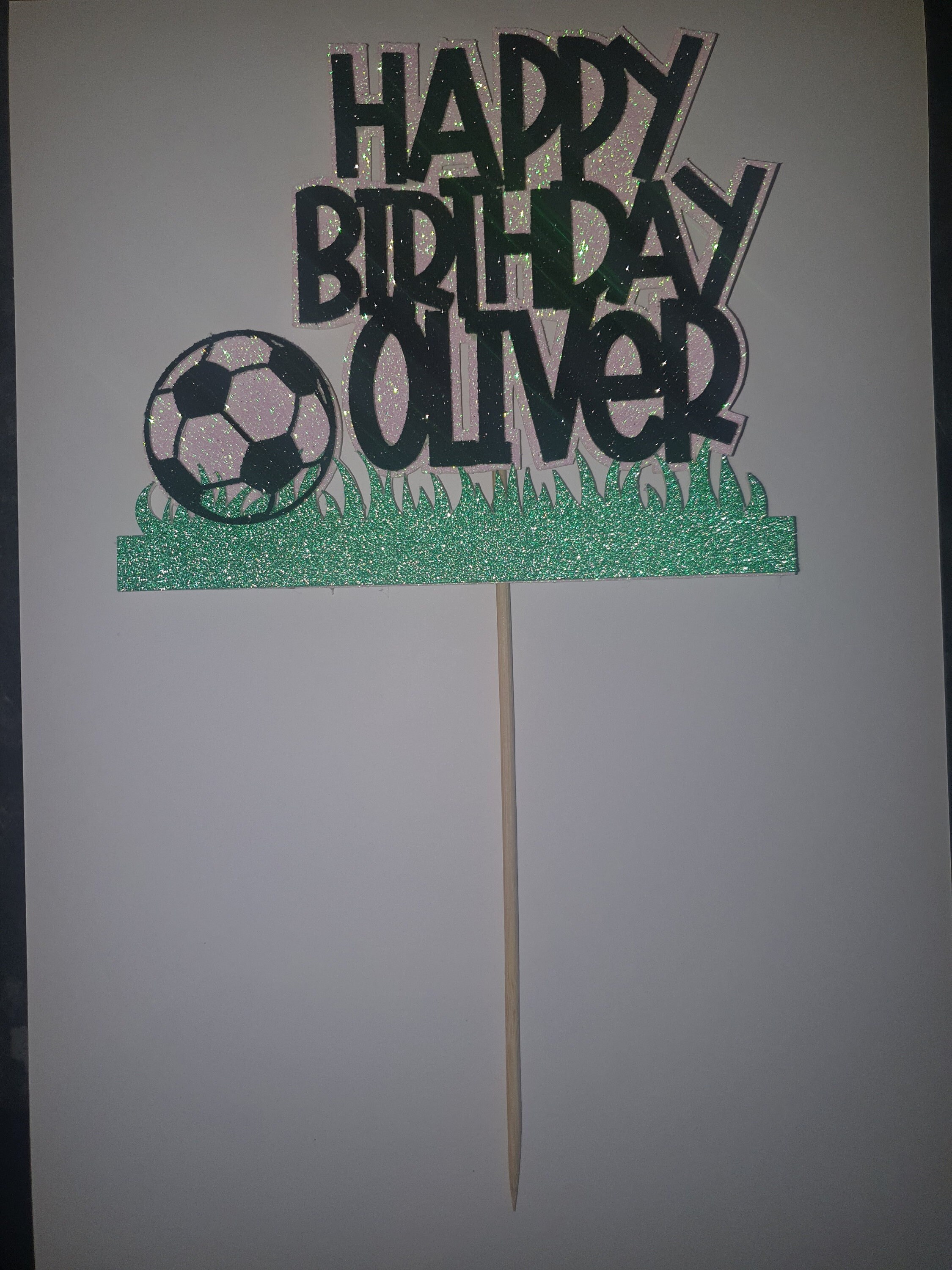 Football Theme Cake Topper - Etsy