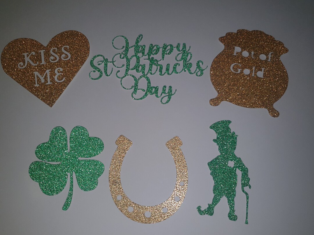 St Patricks Day Cupcake Toppers - Etsy