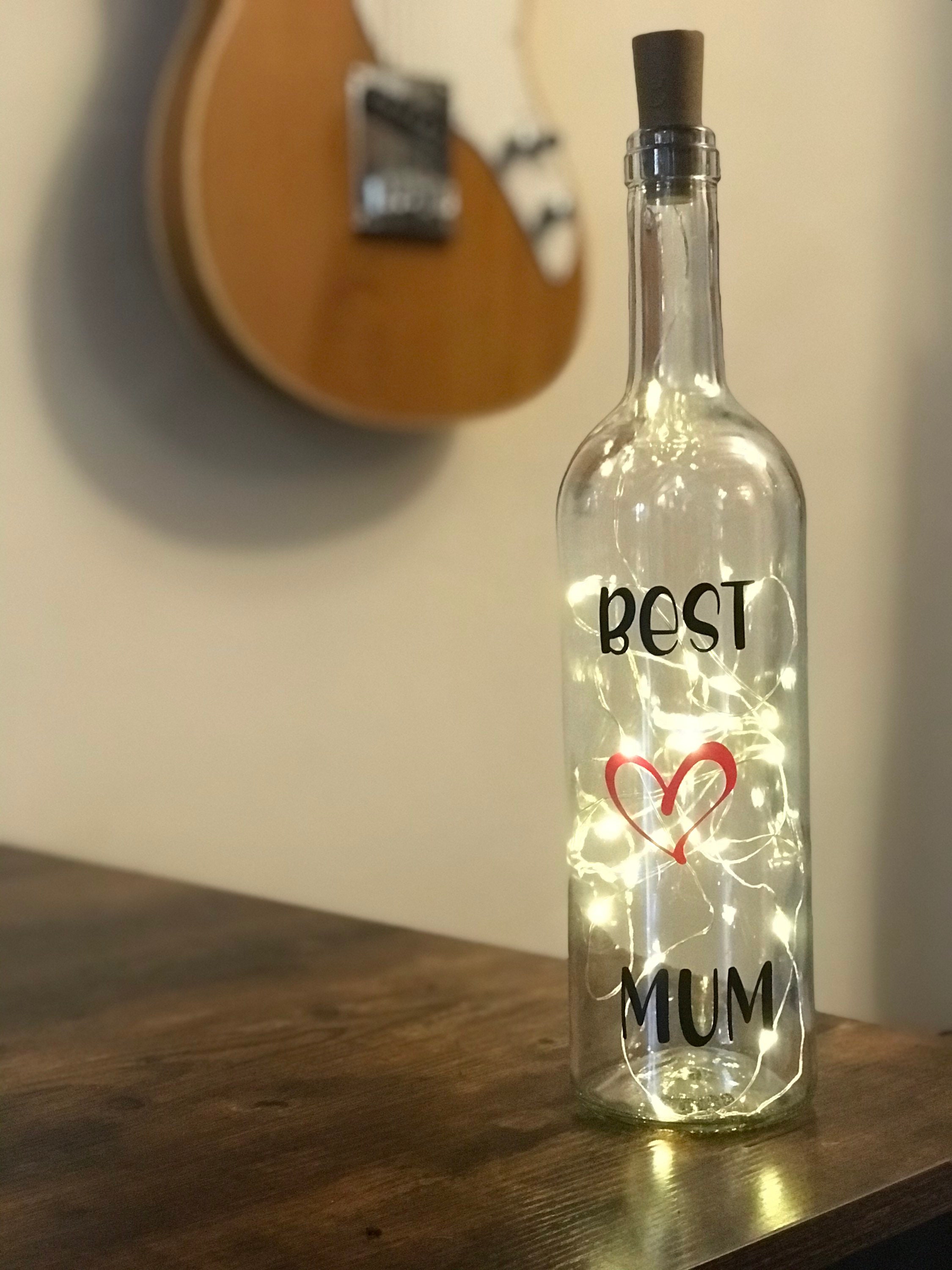 Best mum bottle light | Etsy