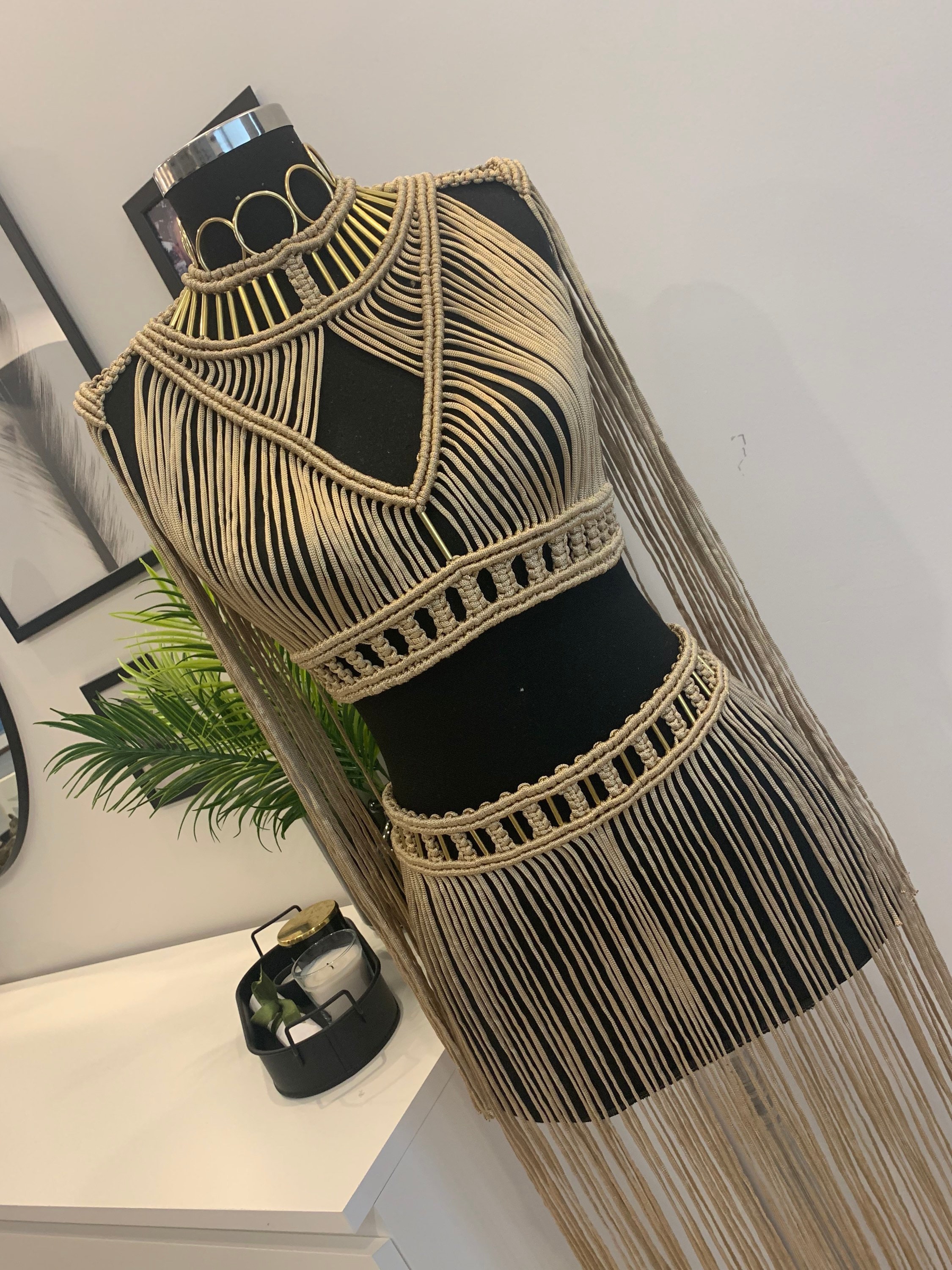 Macrame Dress luxor - Etsy