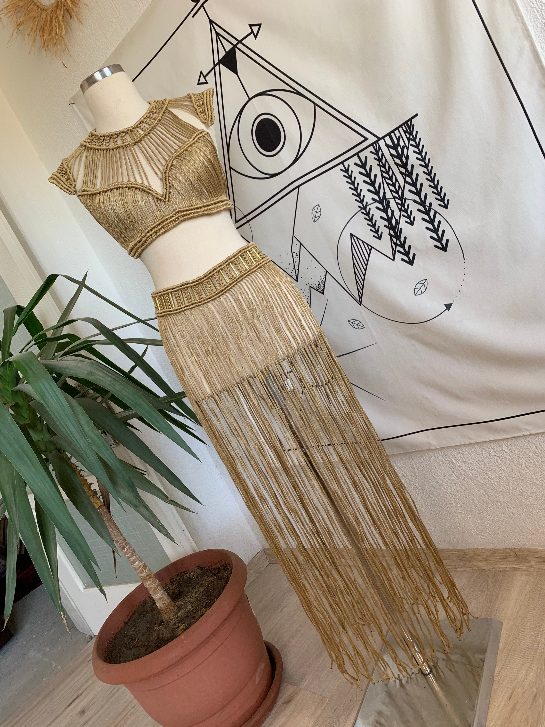 Macrame Dress seoul - Etsy