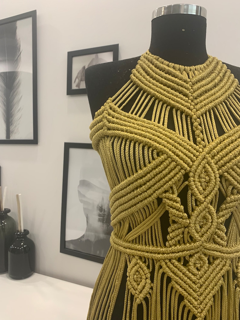 Macrame Dress “xiamen” - Etsy UK