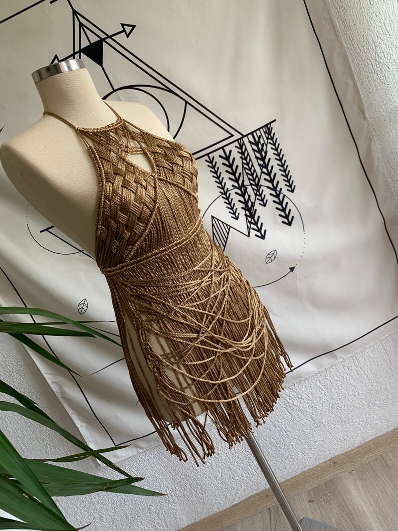 Macrame Dress “ljubljana” - Etsy