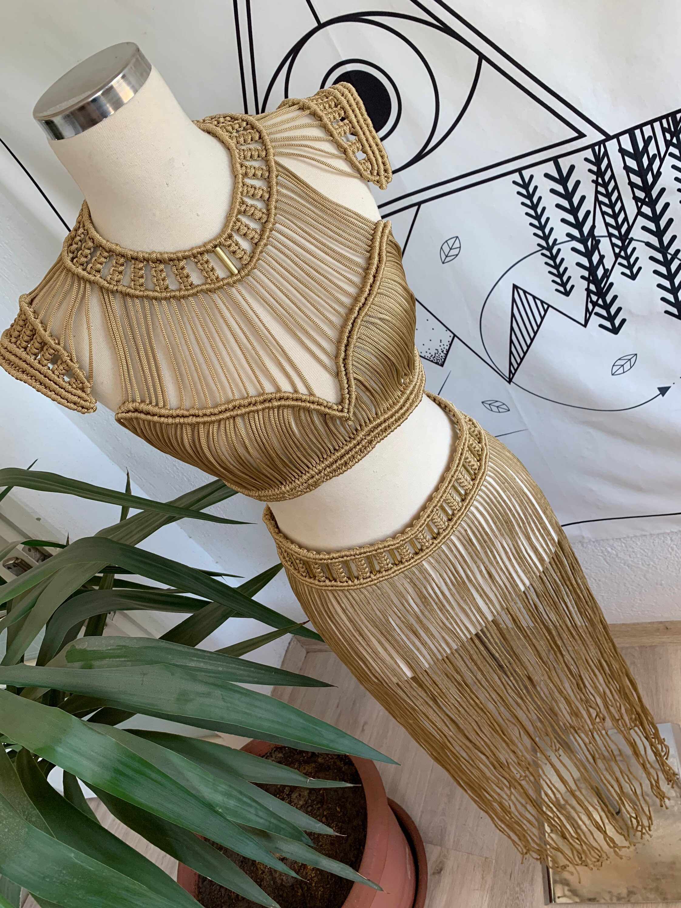 Macrame Dress seoul - Etsy