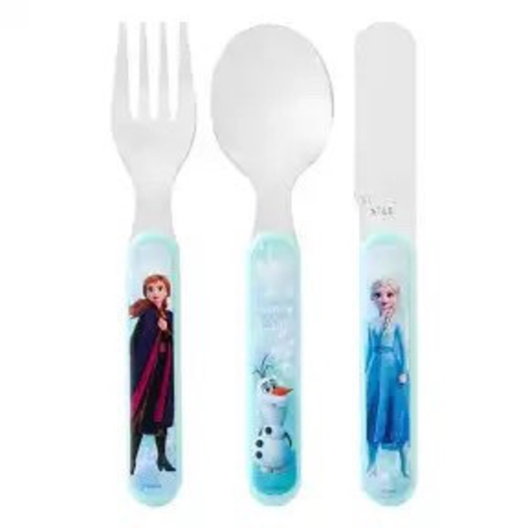 Frozen 3 Piece Cutlery Set - Etsy
