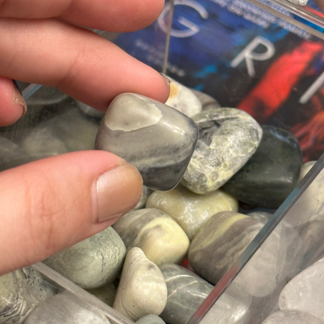 Serpentine Tumbled Stone - Healing Stone - Spiritual Stone - Chakra ...