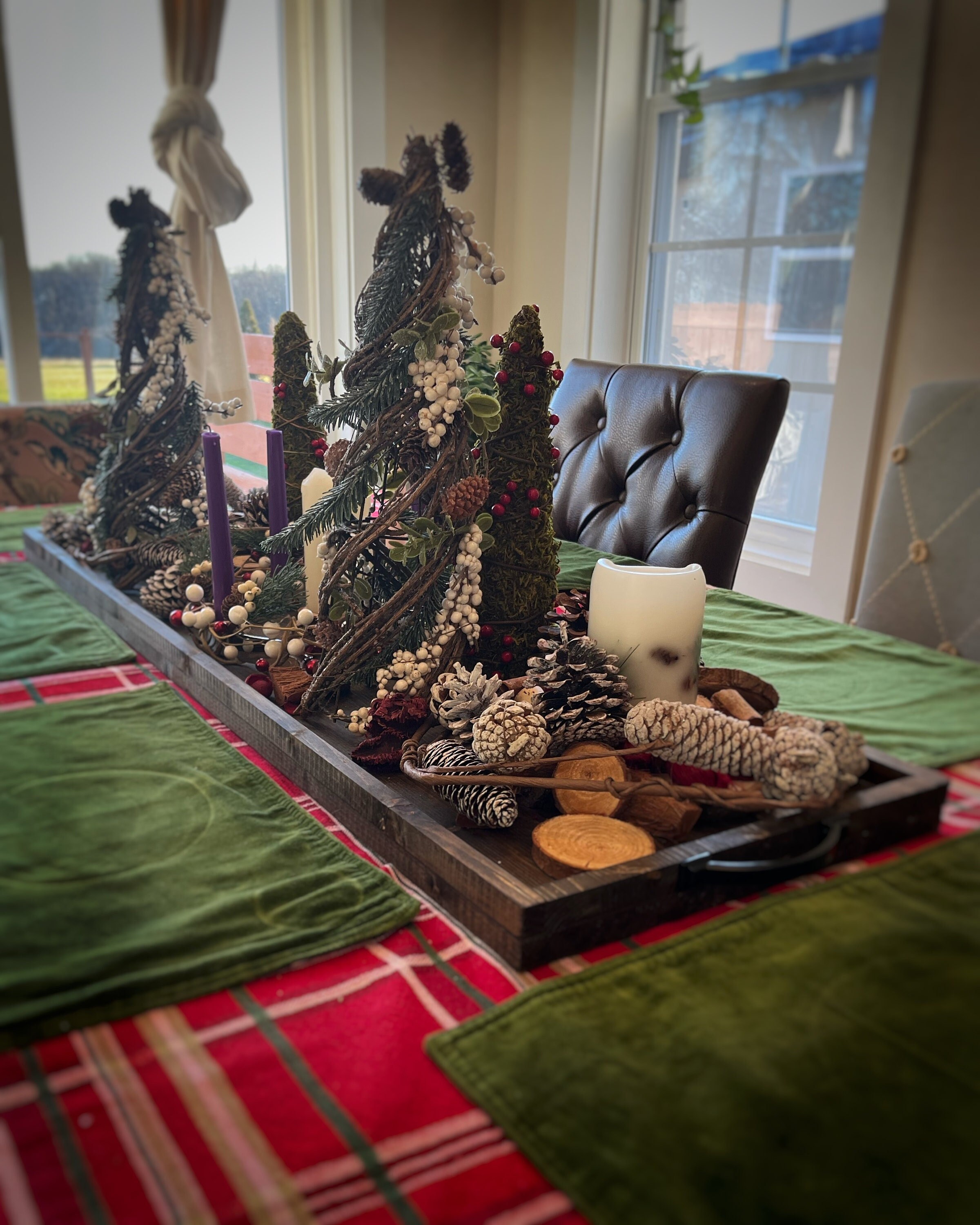 Rustic Farmhouse Table Tray, Wood Serving Tray, Ottoman Tray, Rustic ...