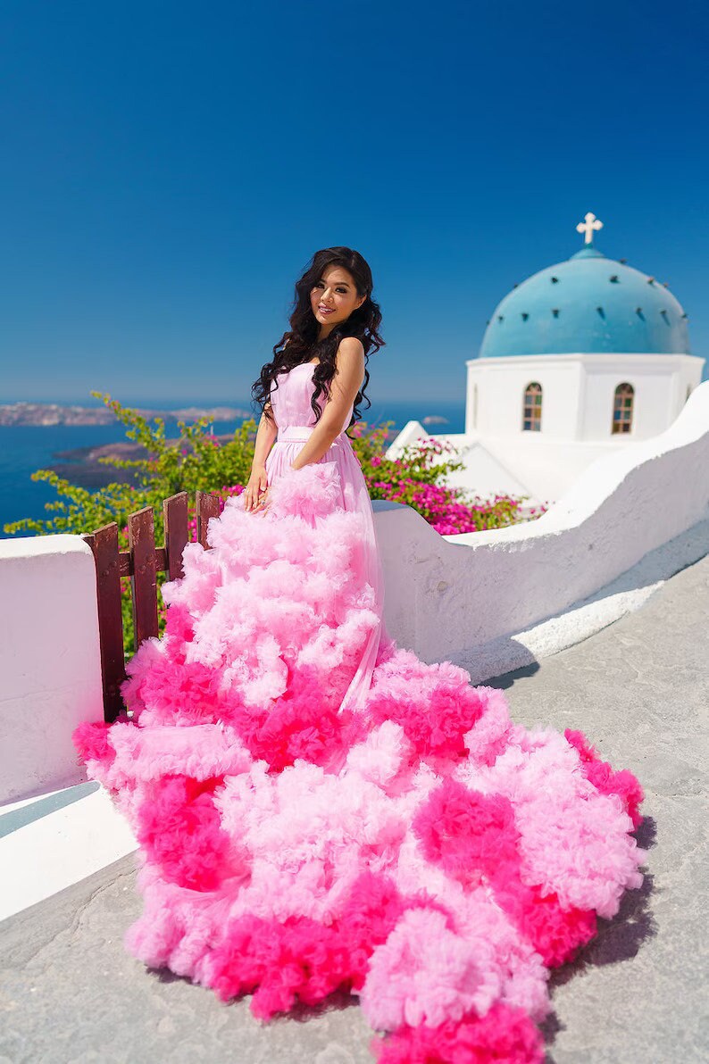 Long Flying Dresses Flying Dress for Photoshoot Long Train - Etsy