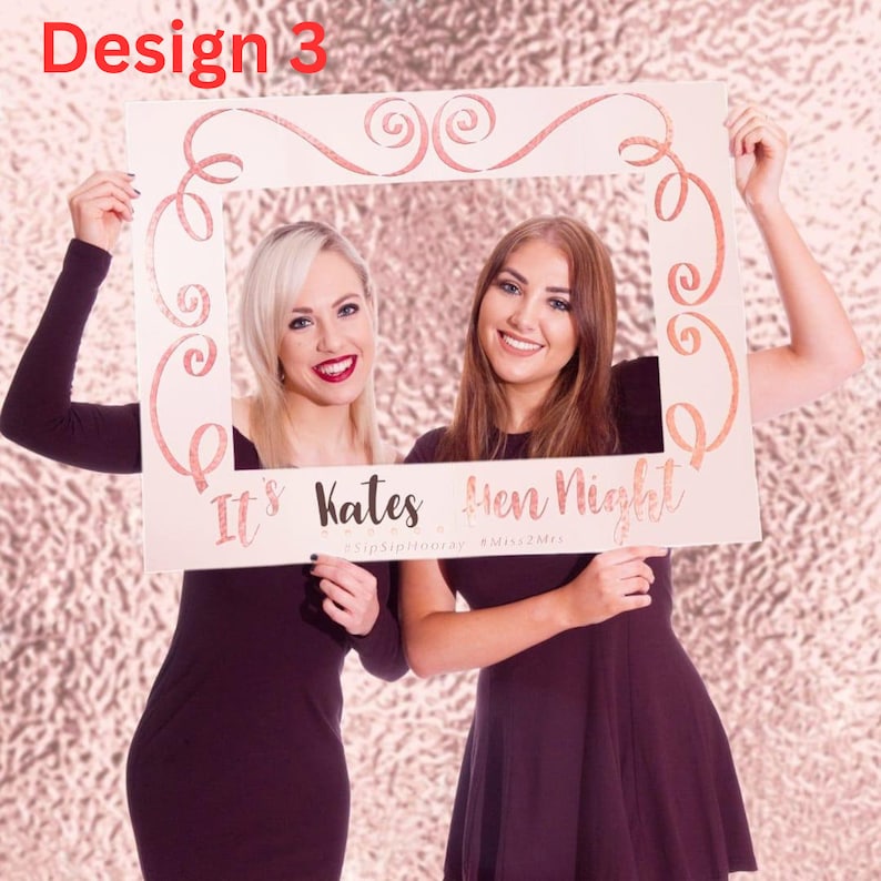 Digital Download Hen Party Selfie Frame, Hens Party Selfie, Hen Party ...