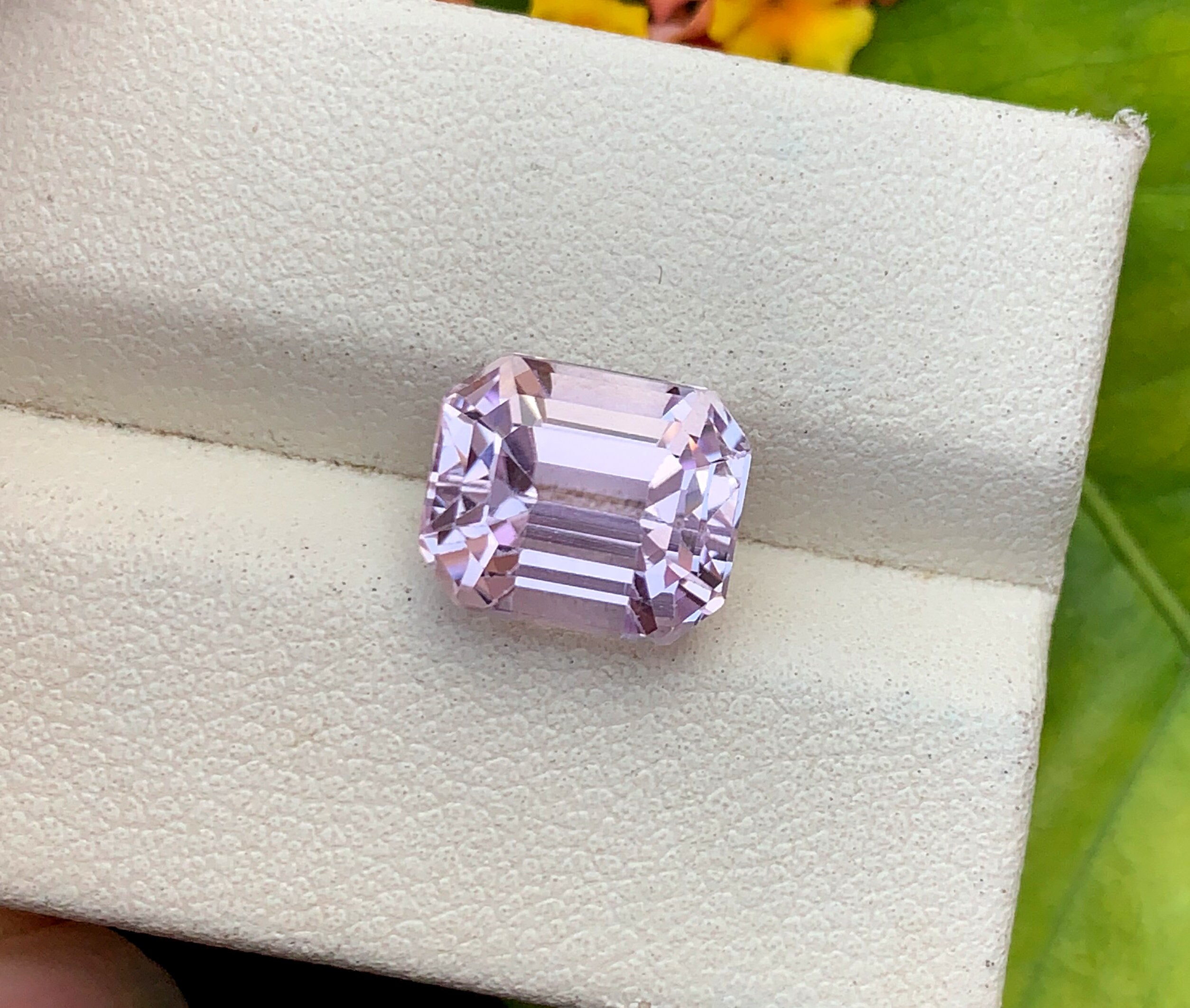 Pale Pink Kunzite Gemstone Octagon Shape Kunzite Gemstone , October ...
