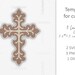 3D Cross Svg. Digital SVG PNG DXF Files for Paper, Plywood, Laser ...