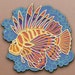Lionfish 3d Svg. Layer SVG PNG DXF for Paper Cut, Laser Cut, Plywood ...