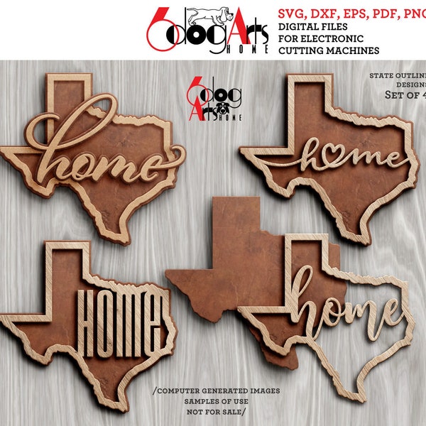 Texas Outline - Etsy