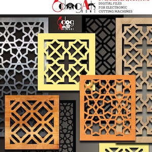 33 Arabesque Pattern Grill Templates Digital Svg Dxf Files - Etsy