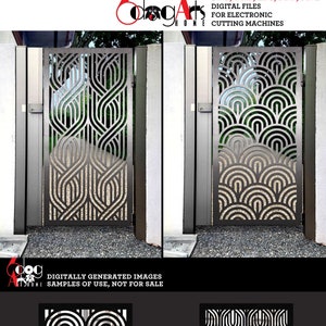 13 Gate Grill Partition Templates Digital Svg Dxf Files Room Screen ...