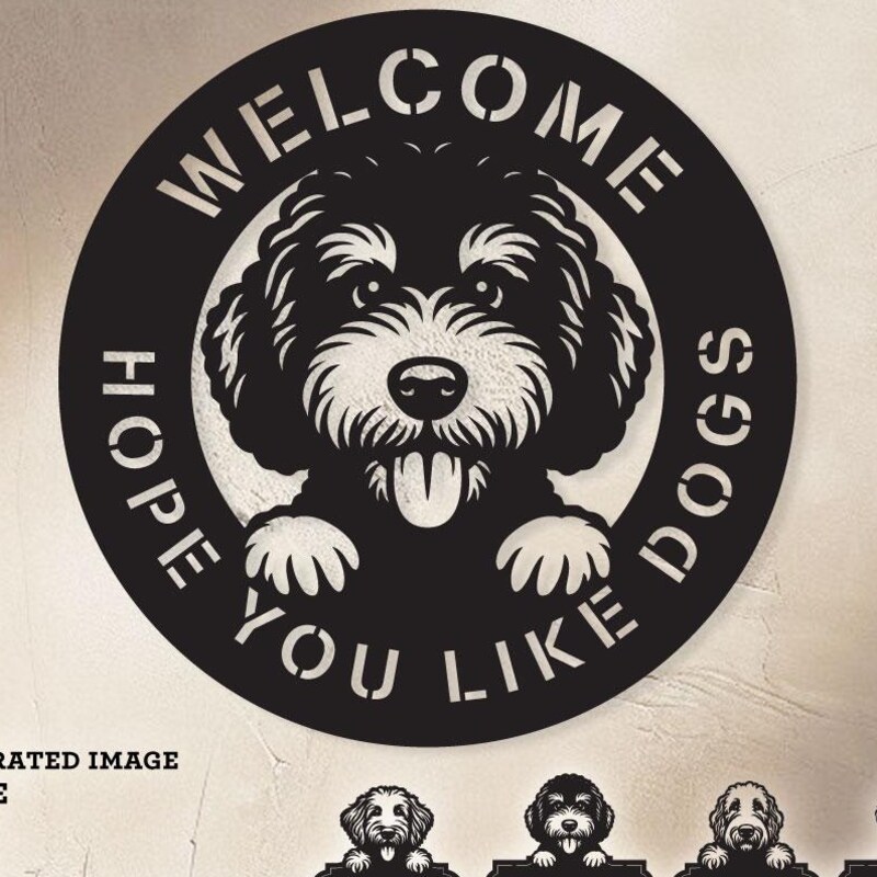 Dog Welcome Sign - Etsy UK