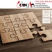Puzzle Coaster Trivet Wall Decor Templates Vector Digital SVG DXF Files ...