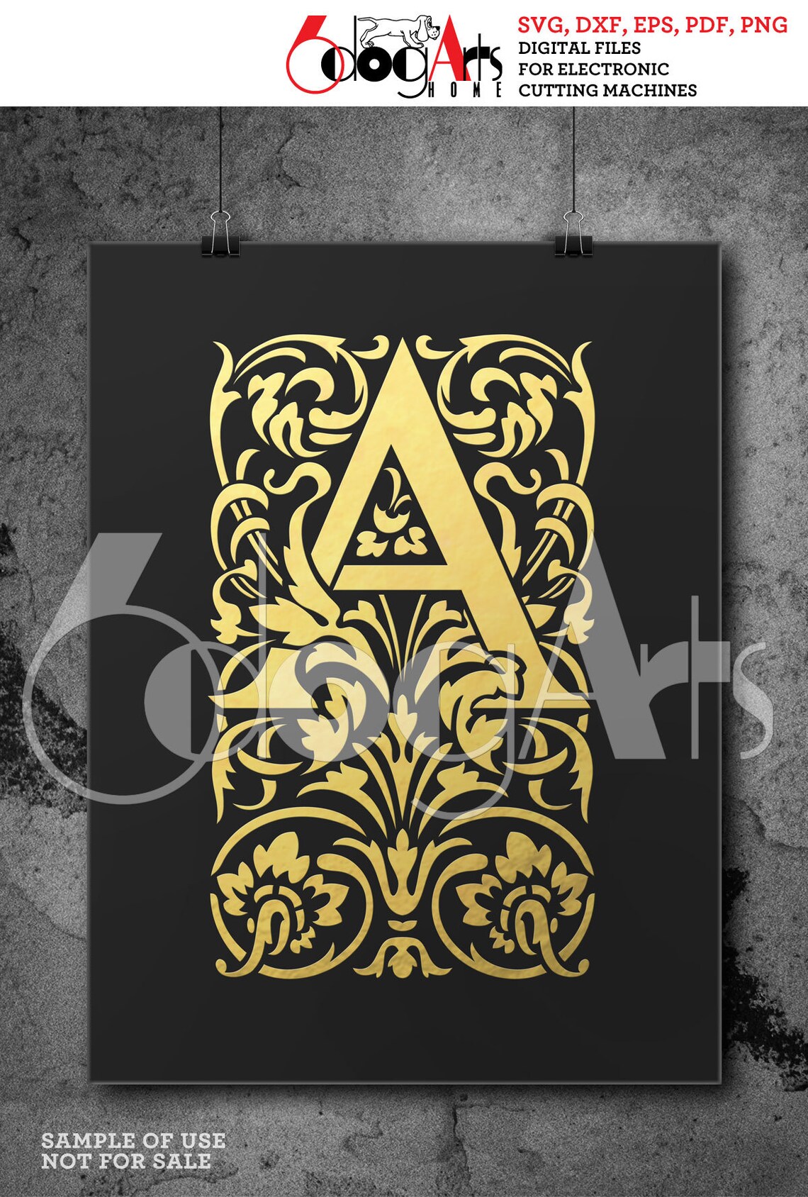 6 Monogram Letter A Templates Digital Vector Files Svg Dxf | Etsy