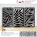 6 Tropical Leaves Wall Decor Room Divider Partition Privacy - Etsy