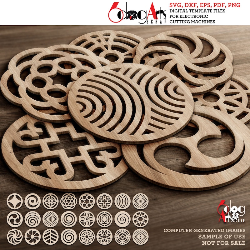Wood Round Svg - Etsy