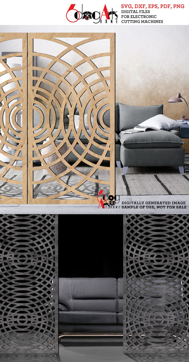 6 Grill Gate Room Screen Divider Partition Templates Digital - Etsy