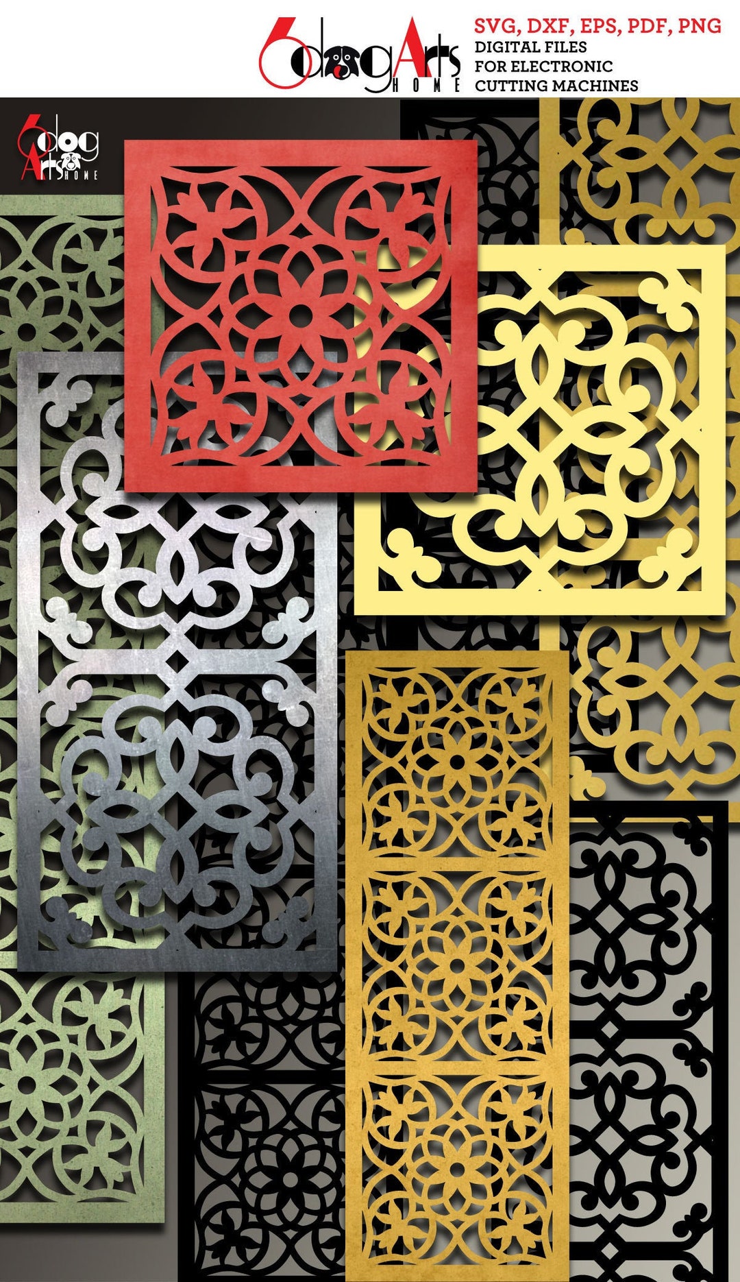 14 Grill Gate Room Screen Divider Partition Templates Digital - Etsy