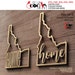 6 Idaho State Outline Home Wall Decor Layered Templates Vector Digital ...