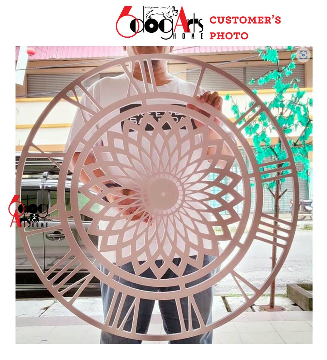 2 Filigree Wall Clock Templates Digital Vector Files Svg Dxf - Etsy