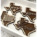 4 Texas State Outline Home Wall Decor Layered Templates Vector Digital ...