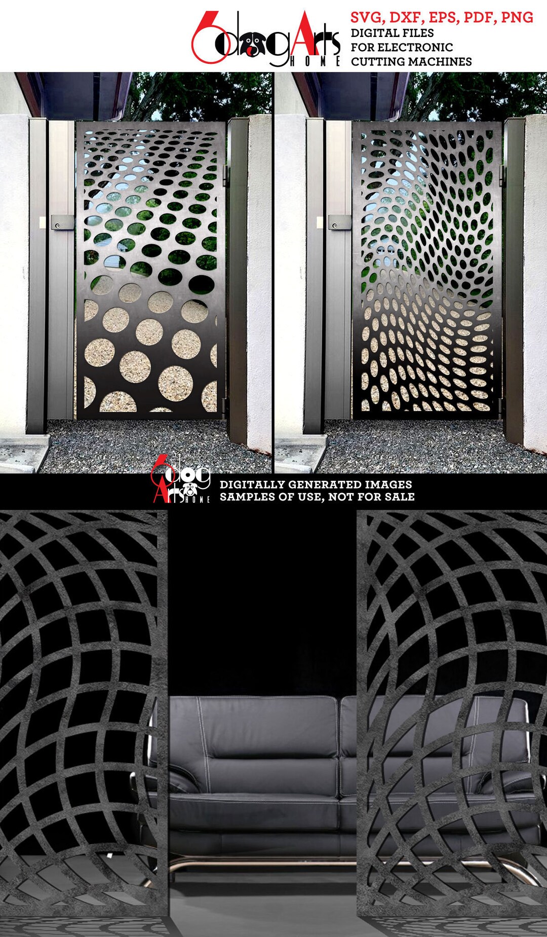8 Grill Gate Room Screen Divider Partition Templates Digital - Etsy