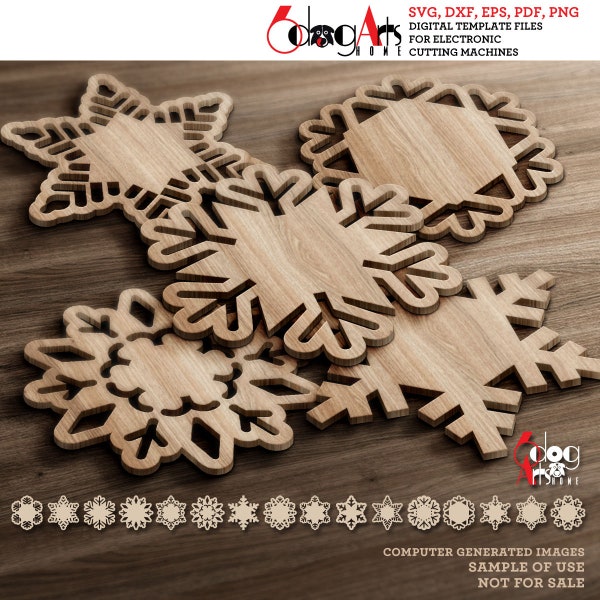 Metal Snowflake for Tree - Etsy